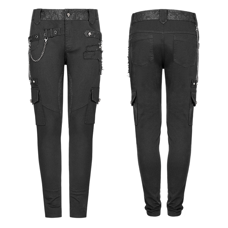 PUNK RAVE Punk Male Heavy Metal Trousers WK-335