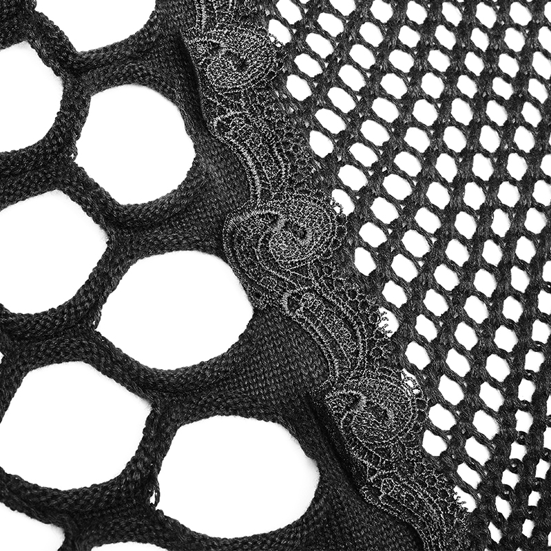 PUNK RAVE Gothic dark female scarf WS-267