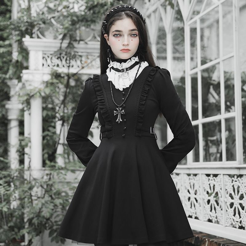 PUNKRAVE Magic Doll" pearl decorated lace ruff collar OPS-230LHF