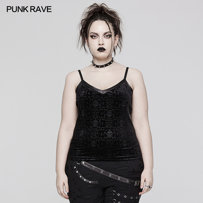 Goth Black Camisole DT-821DDF