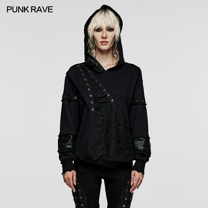 Punk Rave Simple And Loose Fit Simple Hoodie